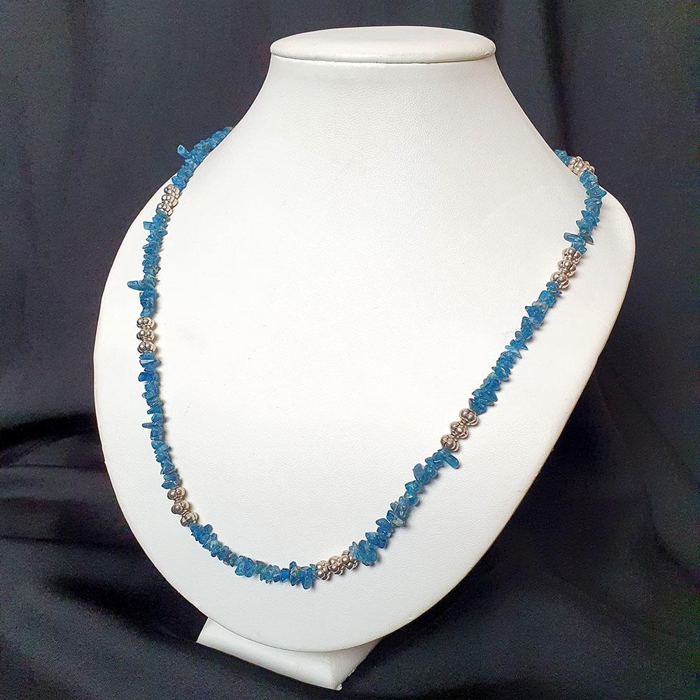 Explore the Isla Gemstone Necklace in Kyanite