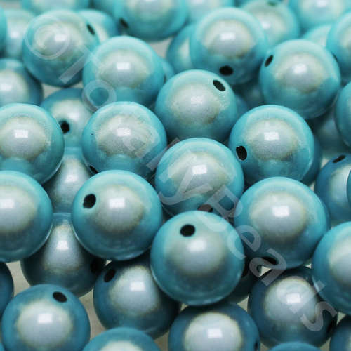 14mm Miracle Round Beads | Extra Large Shimmer Beads