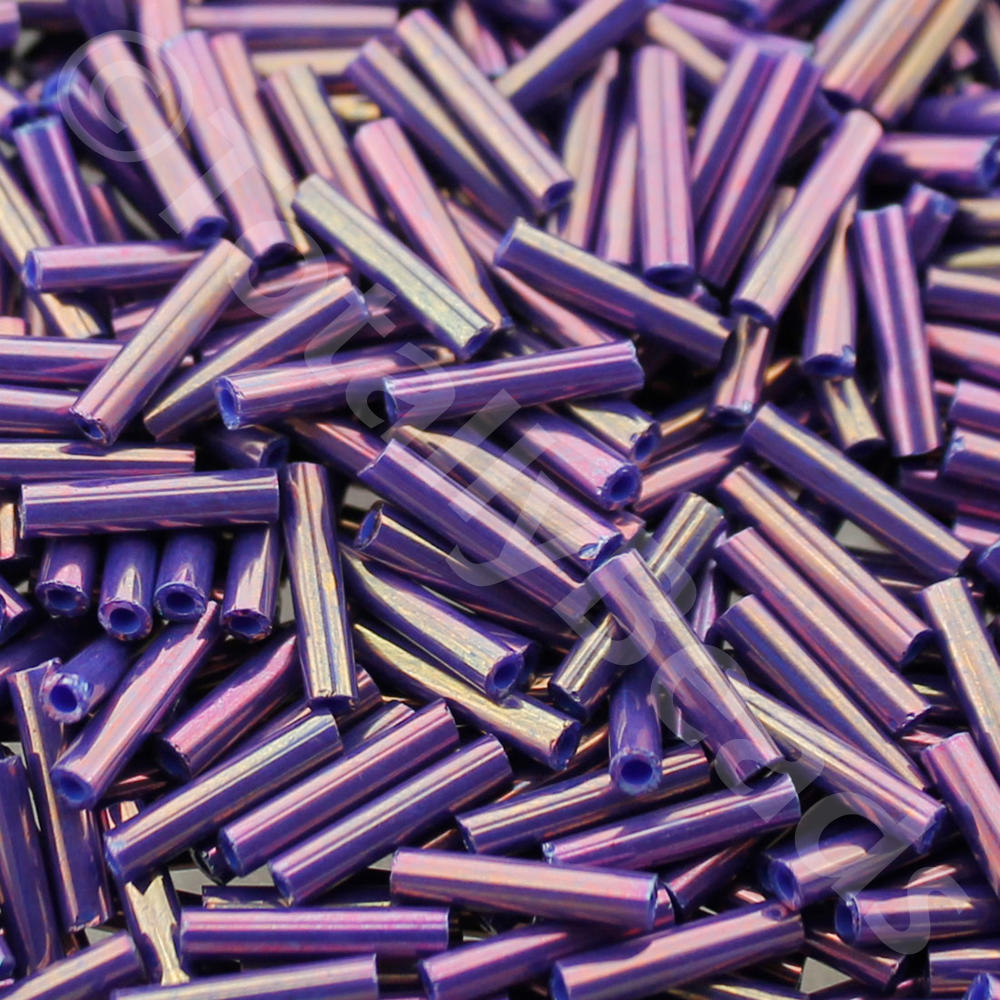 Toho 9mm Bugle Beads 10g - Metallic Grape | Craft, hobby & jewellery ...