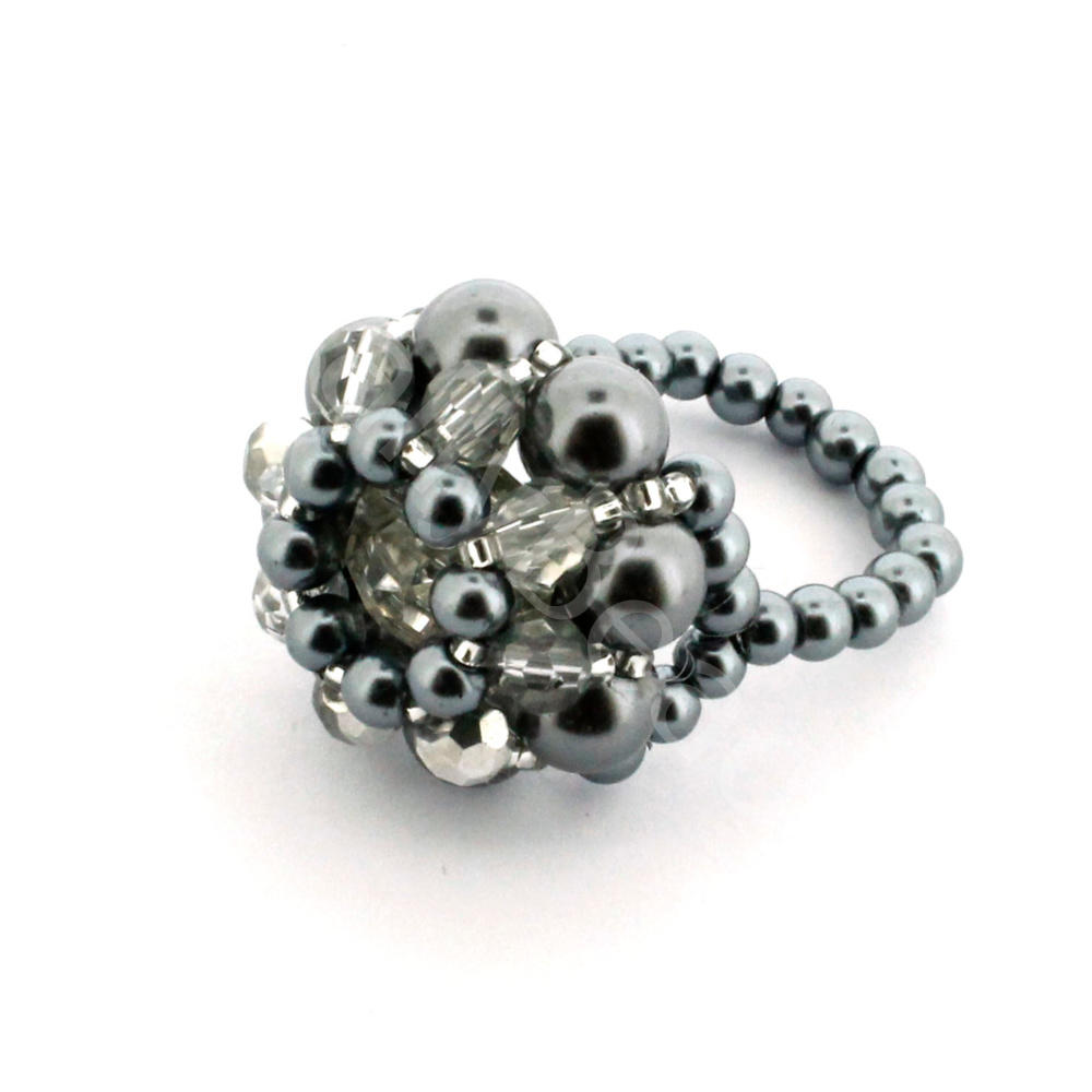Regal Jewellery Bead Pack - Silver Grey