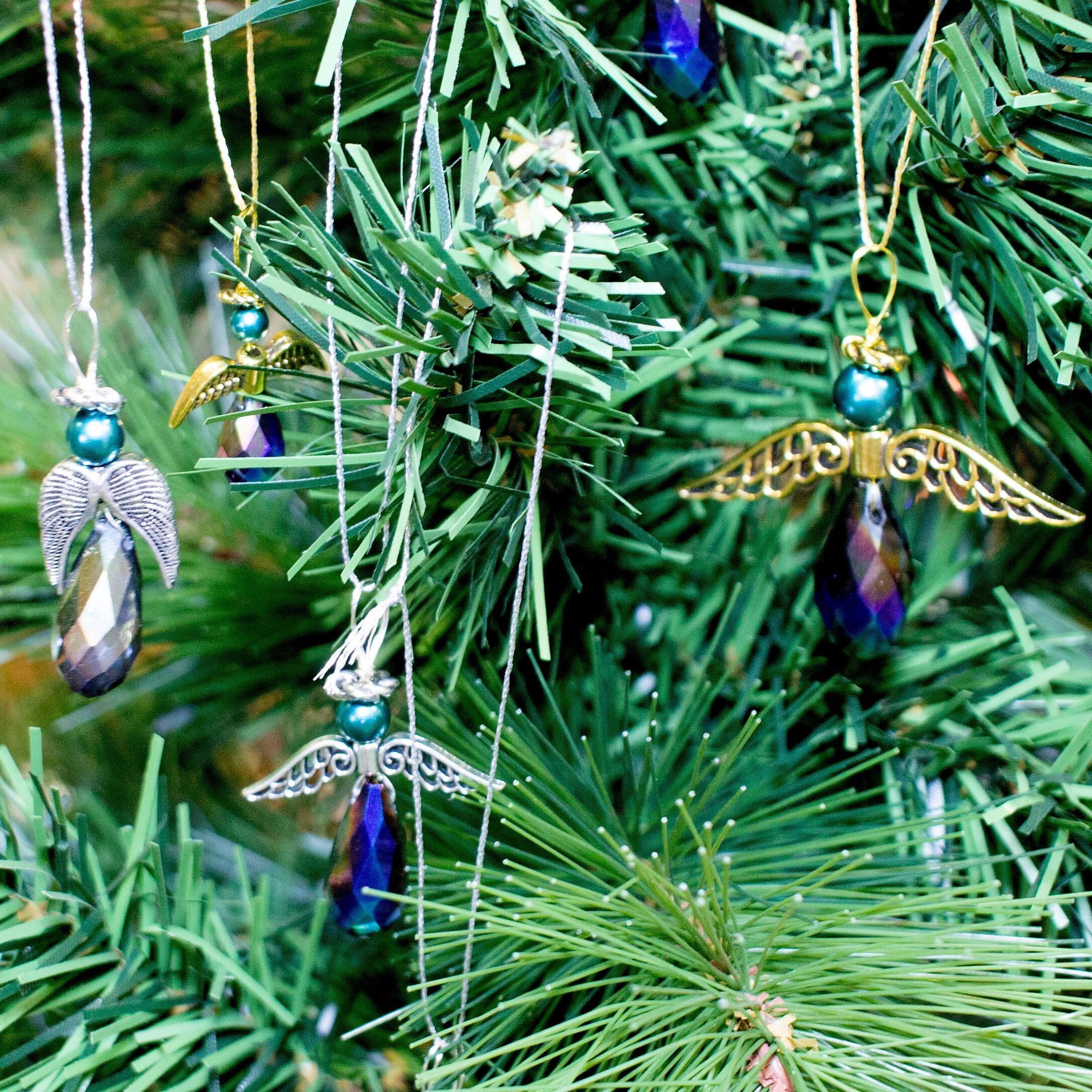 Crystal Angel Decorations 21pcs - Rainbow Iris