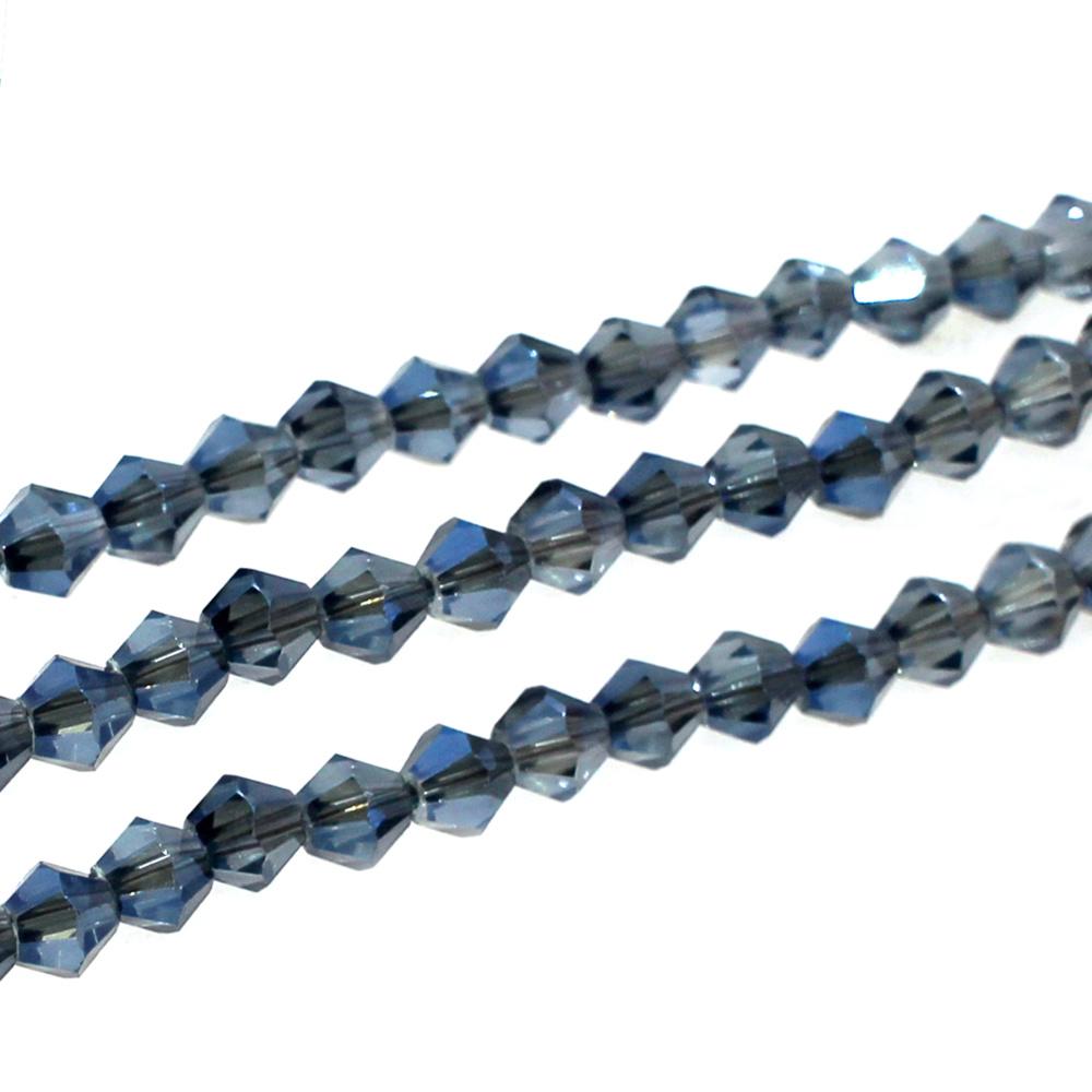Crystal Bicone 4mm-Electric Blue | Craft, hobby & jewellery supplies ...