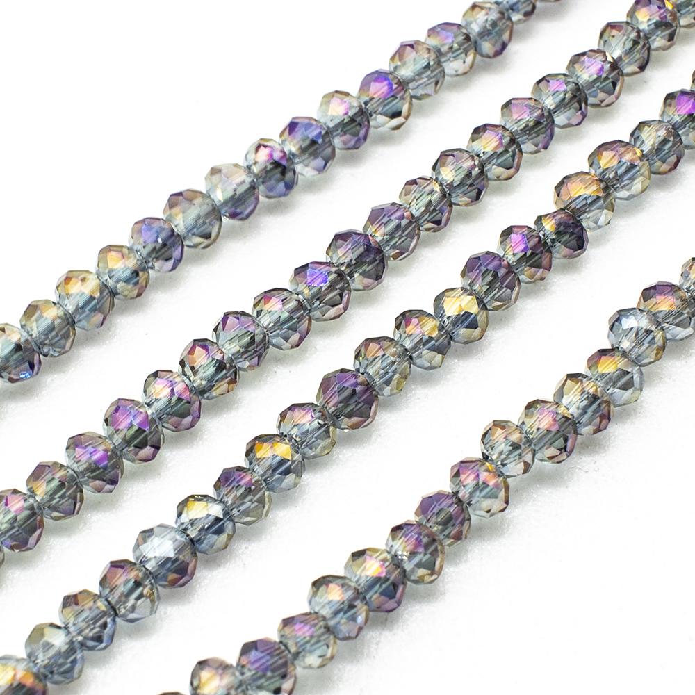 Crystal Rondelle 2x3mm - Storm Cloud | Craft, hobby & jewellery ...