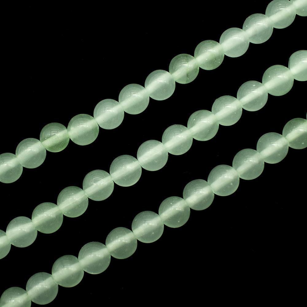 Opal Light Green Translucent Round - 6mm