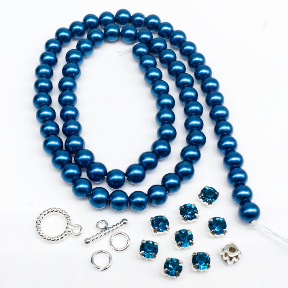 Shop the Thea Bracelet Kit in Dark Cyan