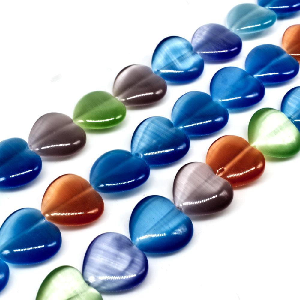 Cat's Eye Glass Beads