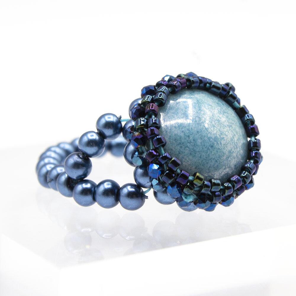 BC 2023 WK 6: Par Puca Bling Ring - Ceramic Blue