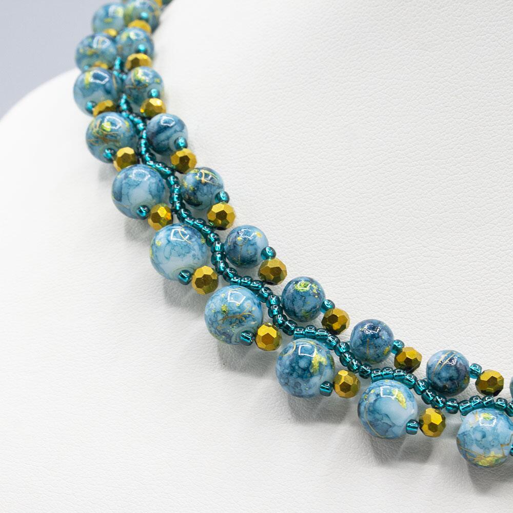 Shop the Savannah Jewellery Set in Golden Teal