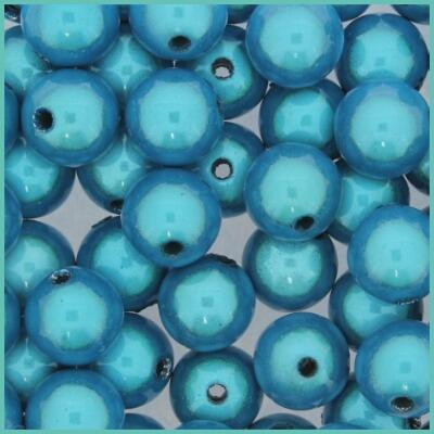 14mm Miracle Round Beads | Extra Large Shimmer Beads
