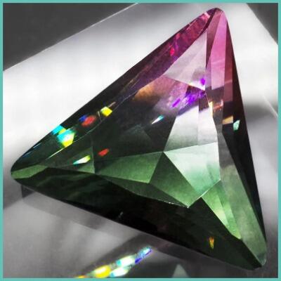 Crystal Triangle Cabochons