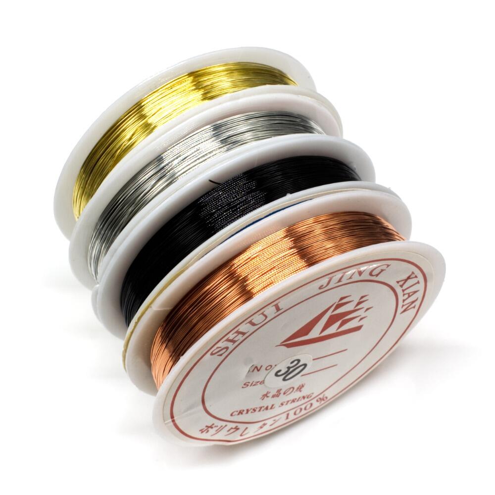 Beading Wire 0.3mm Mixed Pack 4 colours