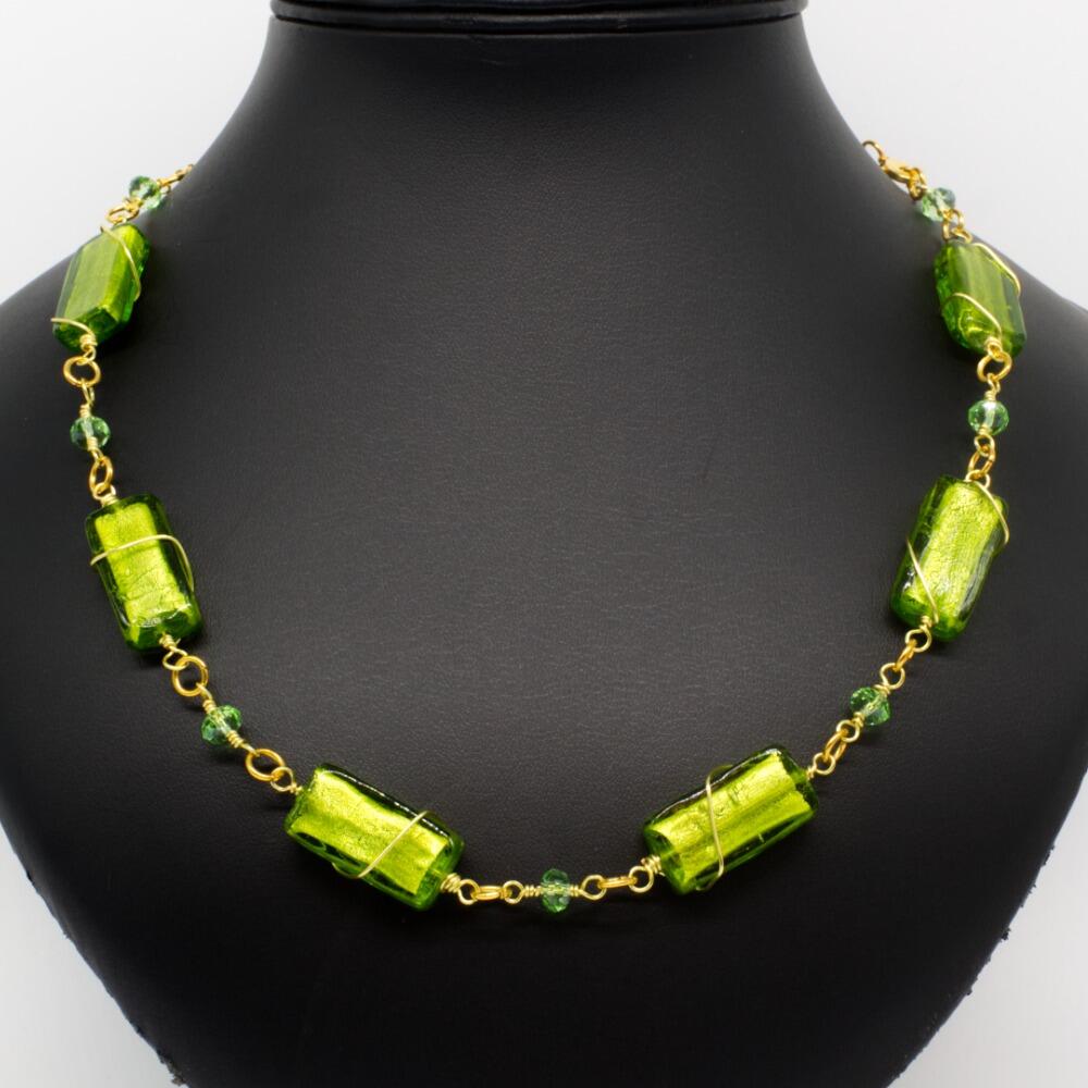 Shop the Sophie Necklace in Lime Green