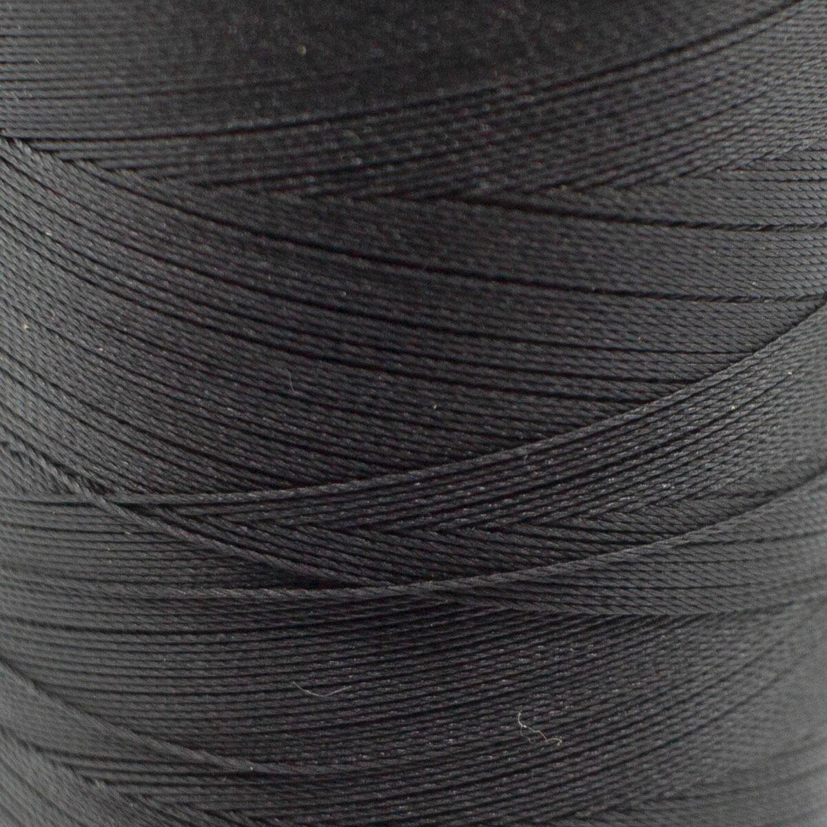 Micro Macrame Cord 3ply 0.1mm 15 metres - Black