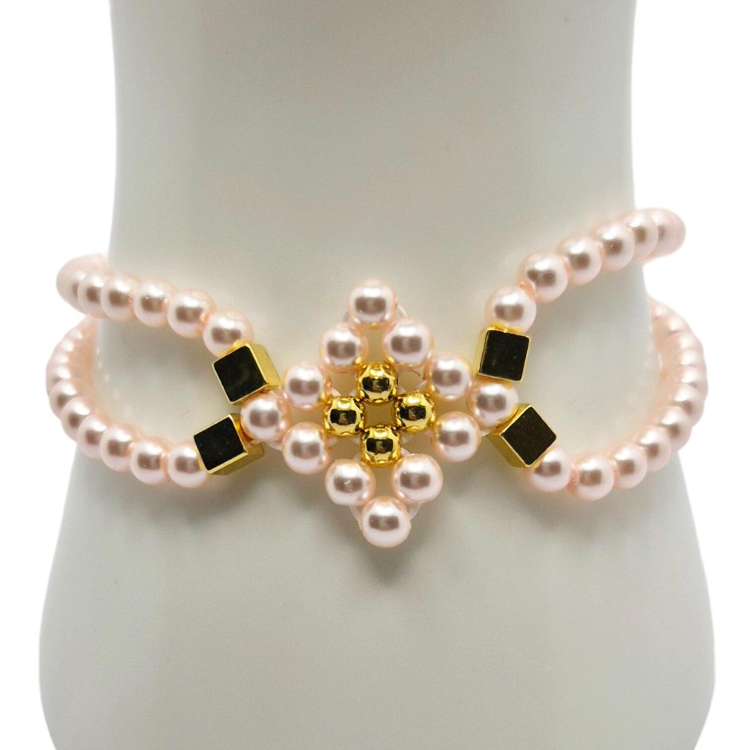 Anisa Elastic Bracelet - Rose Pink