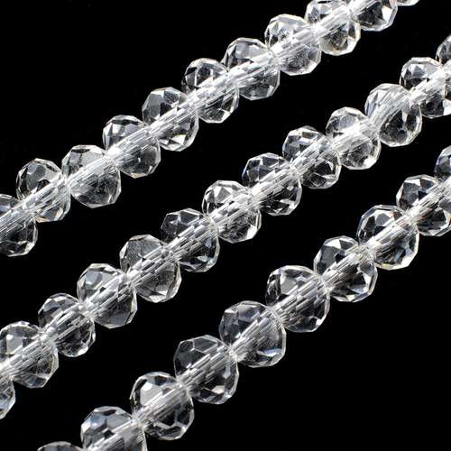 4x6mm Crystal Rondelle Beads in many colours