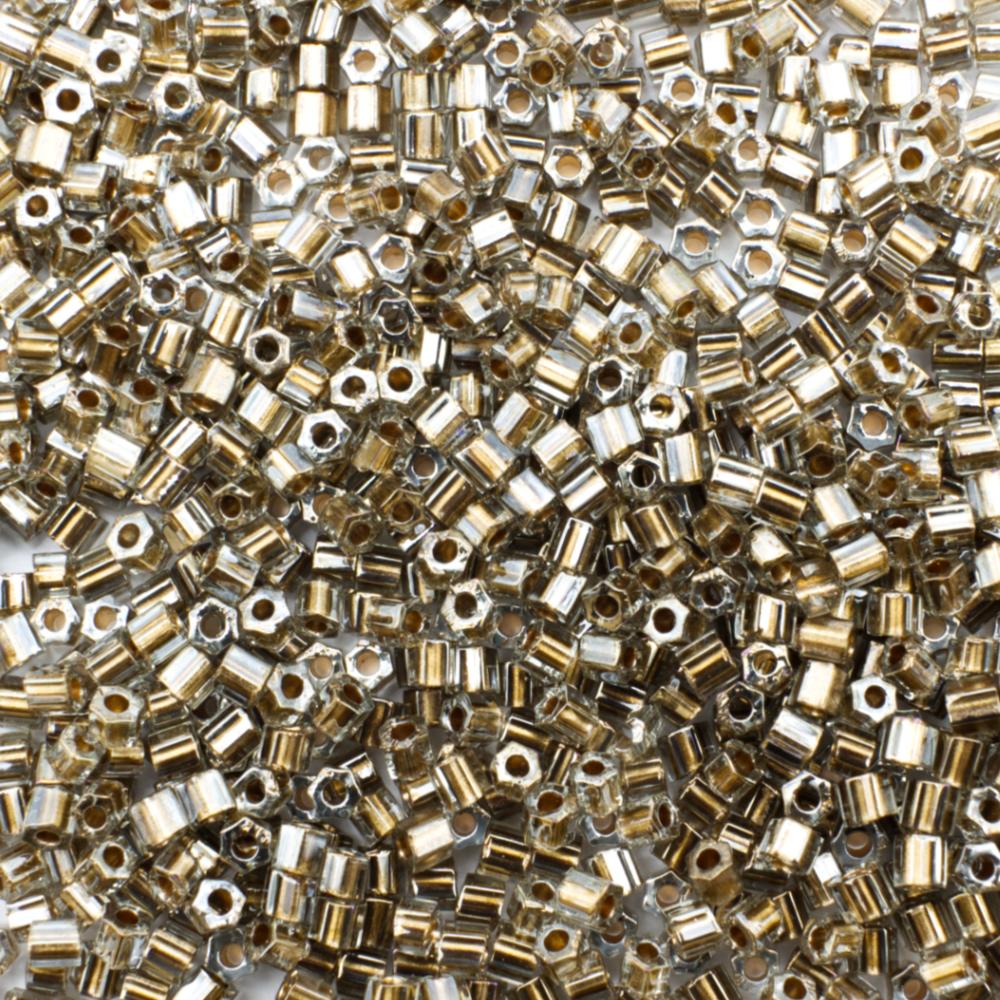 Toho Size 11 Hex Seed Beads 10g - Gold Lined Blck Diam | Craft, hobby ...