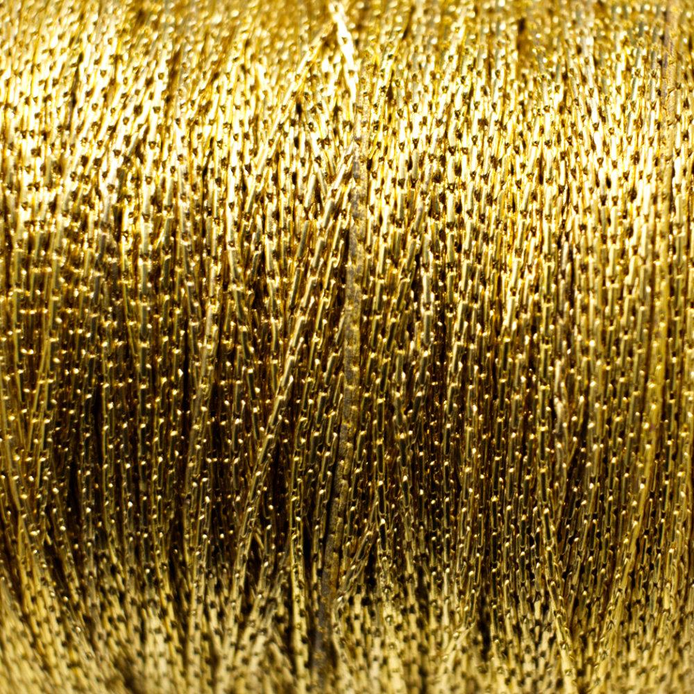 Crimping Chain Gold Plated - 0.8mm 1 metre