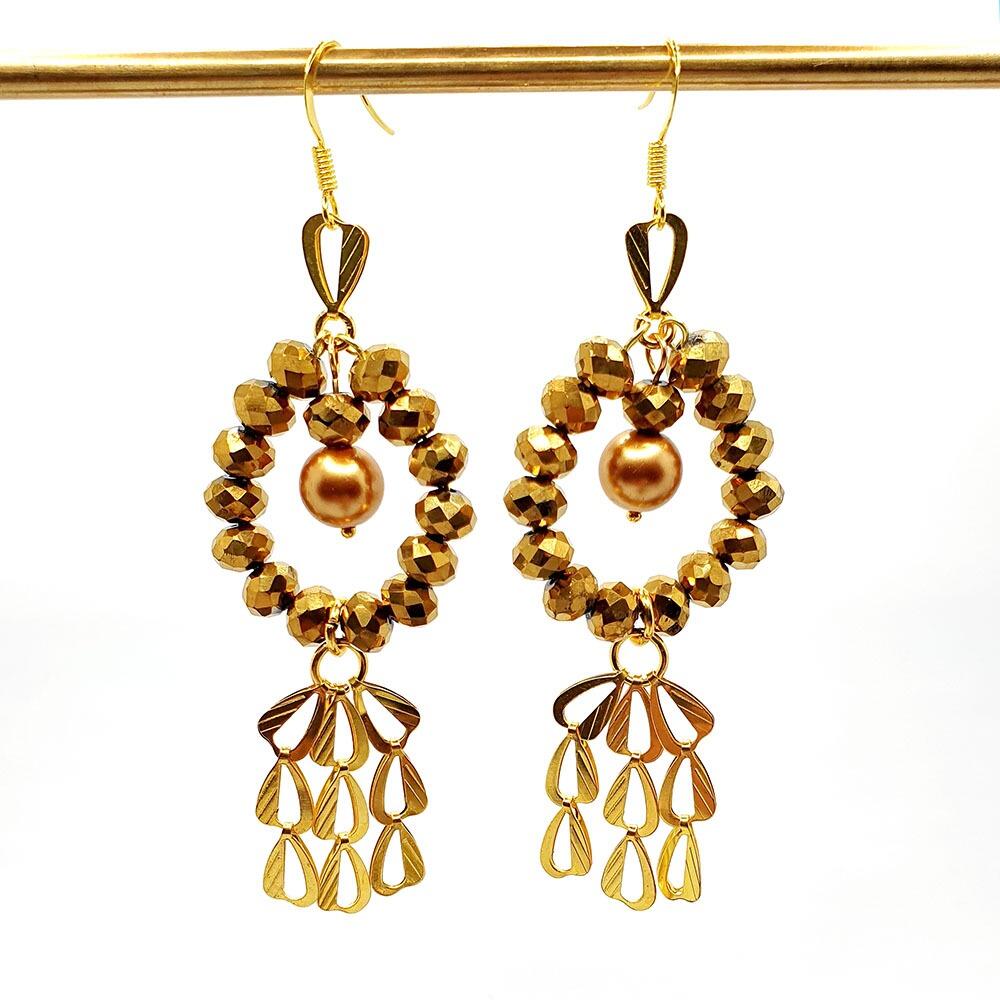 Vanessa Earrings - Gold Rush