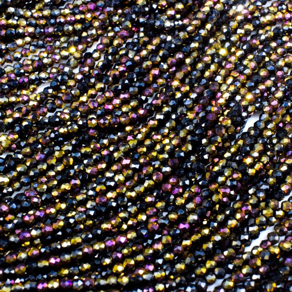 Micro Crystal Round Beads 1.5mm - Dark Amber | Craft, hobby & jewellery ...