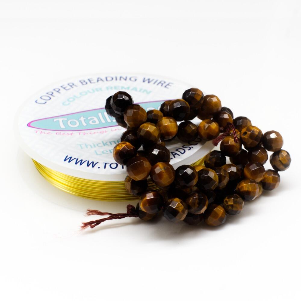 Expanding Wire Bracelets - Tigers Eye
