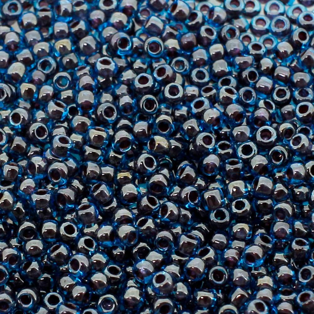 Toho Size 11 Seed Beads 10g - Inside Colour Raspberry