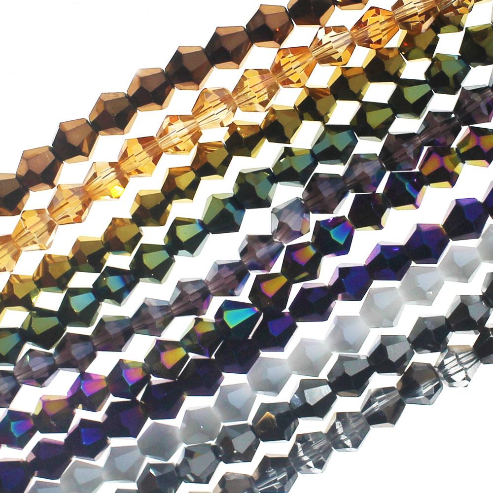 Crystal Bicone 6mm Beads - 10 Strings