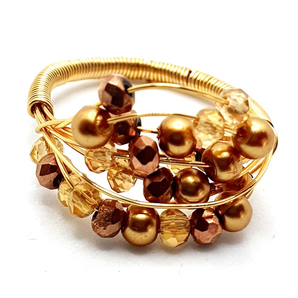 Discover the Starlight Ring - Dark Gold