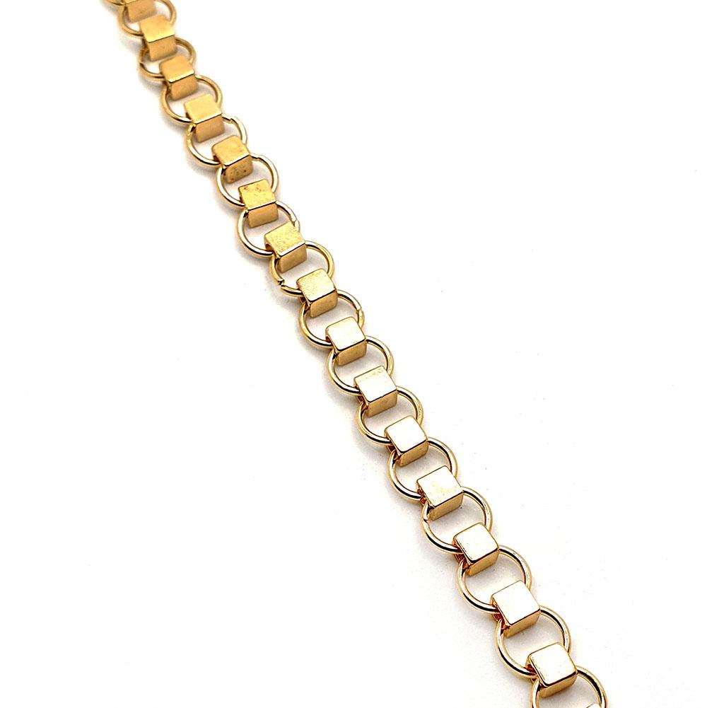 Cube Chain Maille - Gold