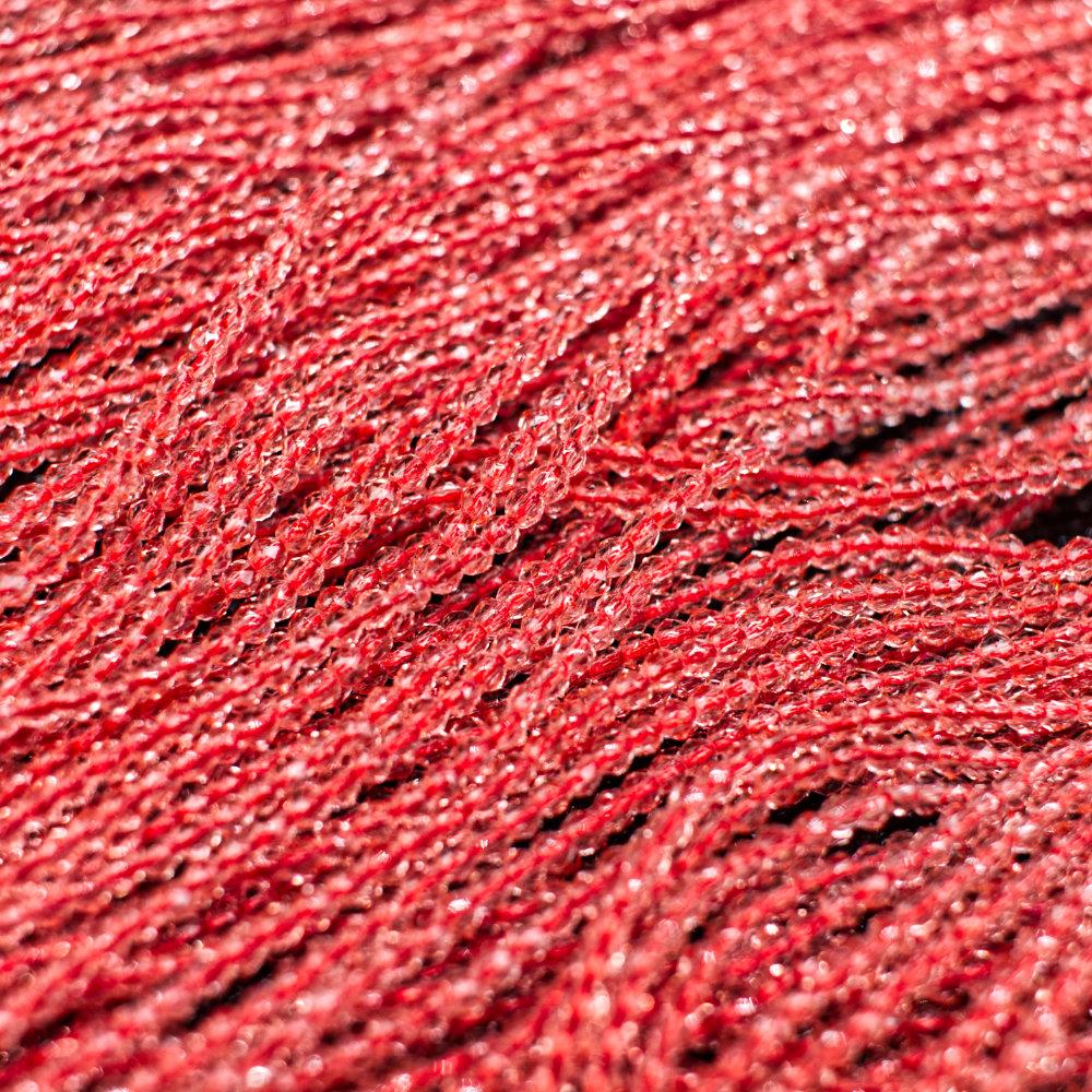 Micro Crystal Round Beads 1.5mm - Cherry Quartz | Craft, hobby ...