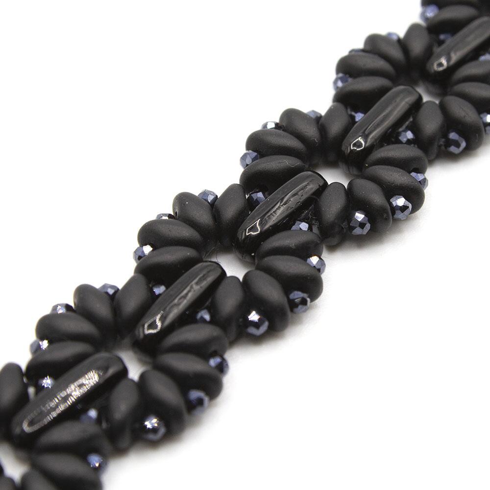 Explore the Marguerite Bracelet in Jet Hematite