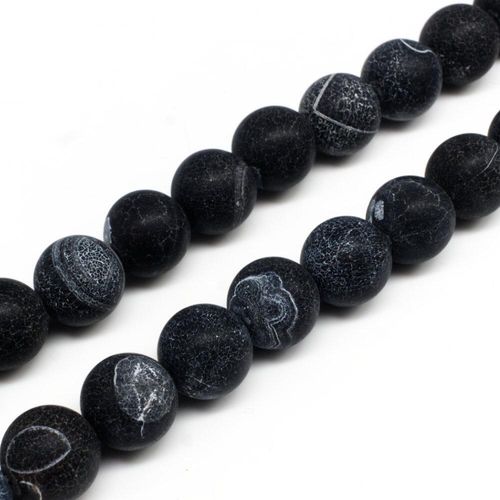Frost Agate Beads | Matte Gemstone Beads for Jewelry