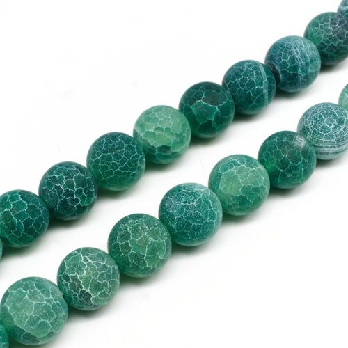 Frost Agate Beads | Matte Gemstone Beads for Jewelry