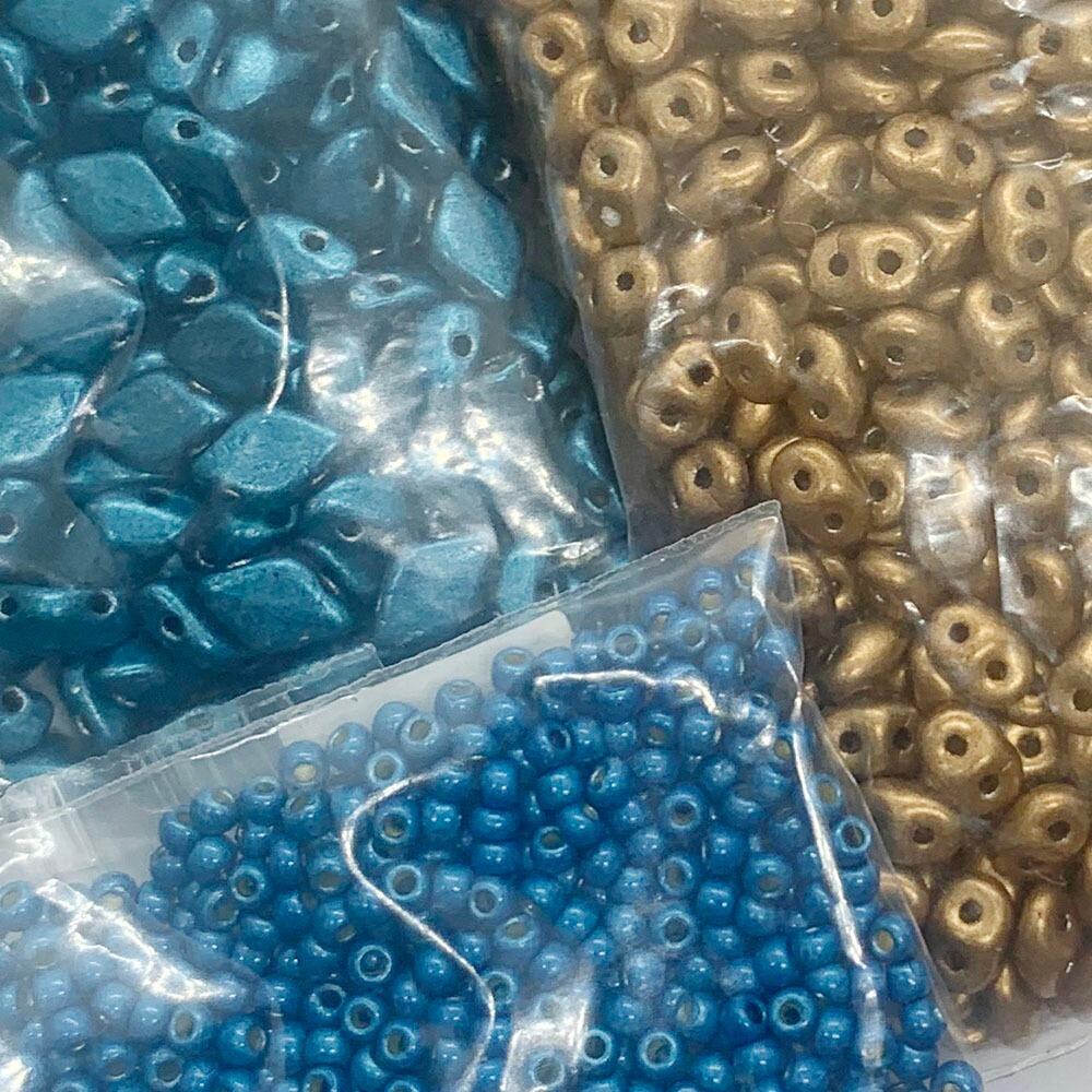 BC 2023 WK 35: Moray Jewellery Set - Bronze & Met Blue