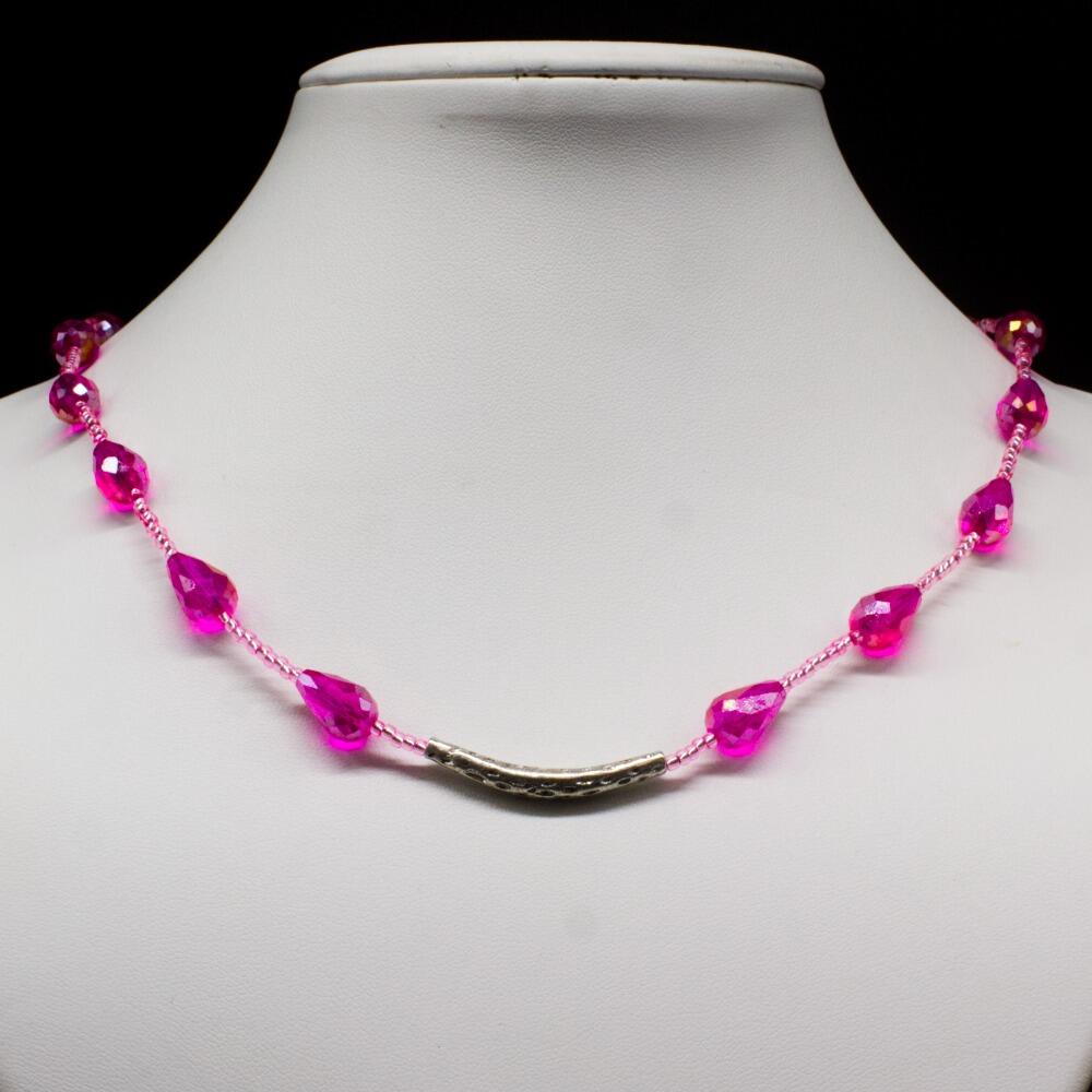 Shop the Zoe Necklace in Pink