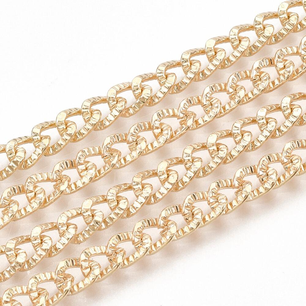 Chain Champage Plated - Oval Curb 4x6mm | Craft, hobby & jewellery ...