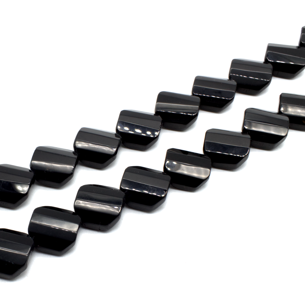 Shop the 16mm Facet Octagon Coin - Black | Craft, hobby & jewellery ...