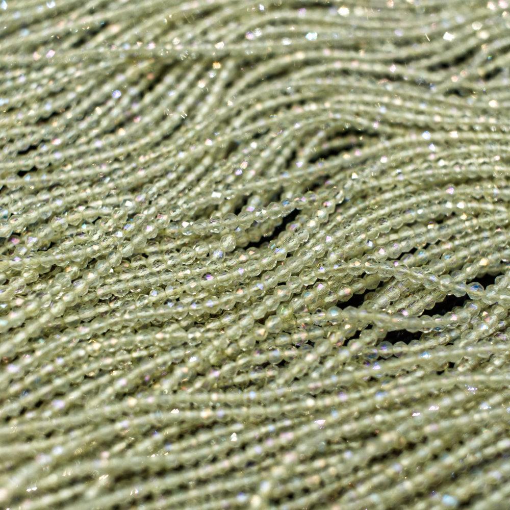 Micro Crystal Round Beads 1.5mm - Lemon Chiffon | Craft, hobby ...