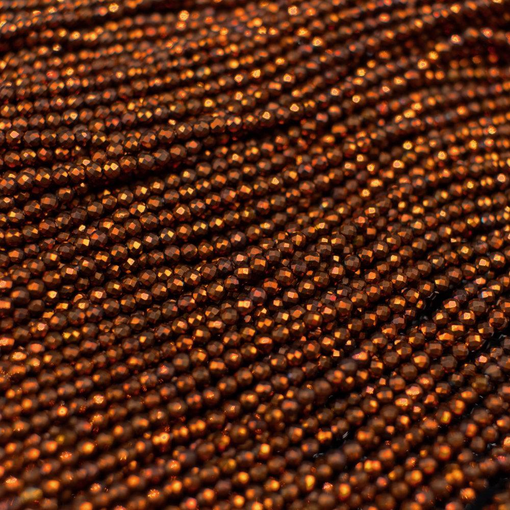 Micro Crystal Round Beads 1.5mm - Bronze | Craft, hobby & jewellery ...