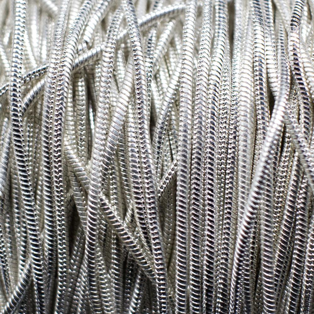 Chain Silver Plated - Snake 1mm 1 metre | Craft, hobby & jewellery ...