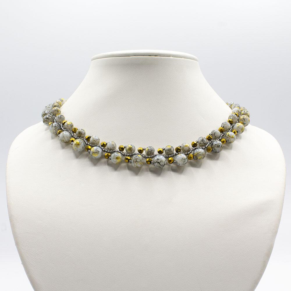 Shop the Savannah Jewellery Set in Golden Grey