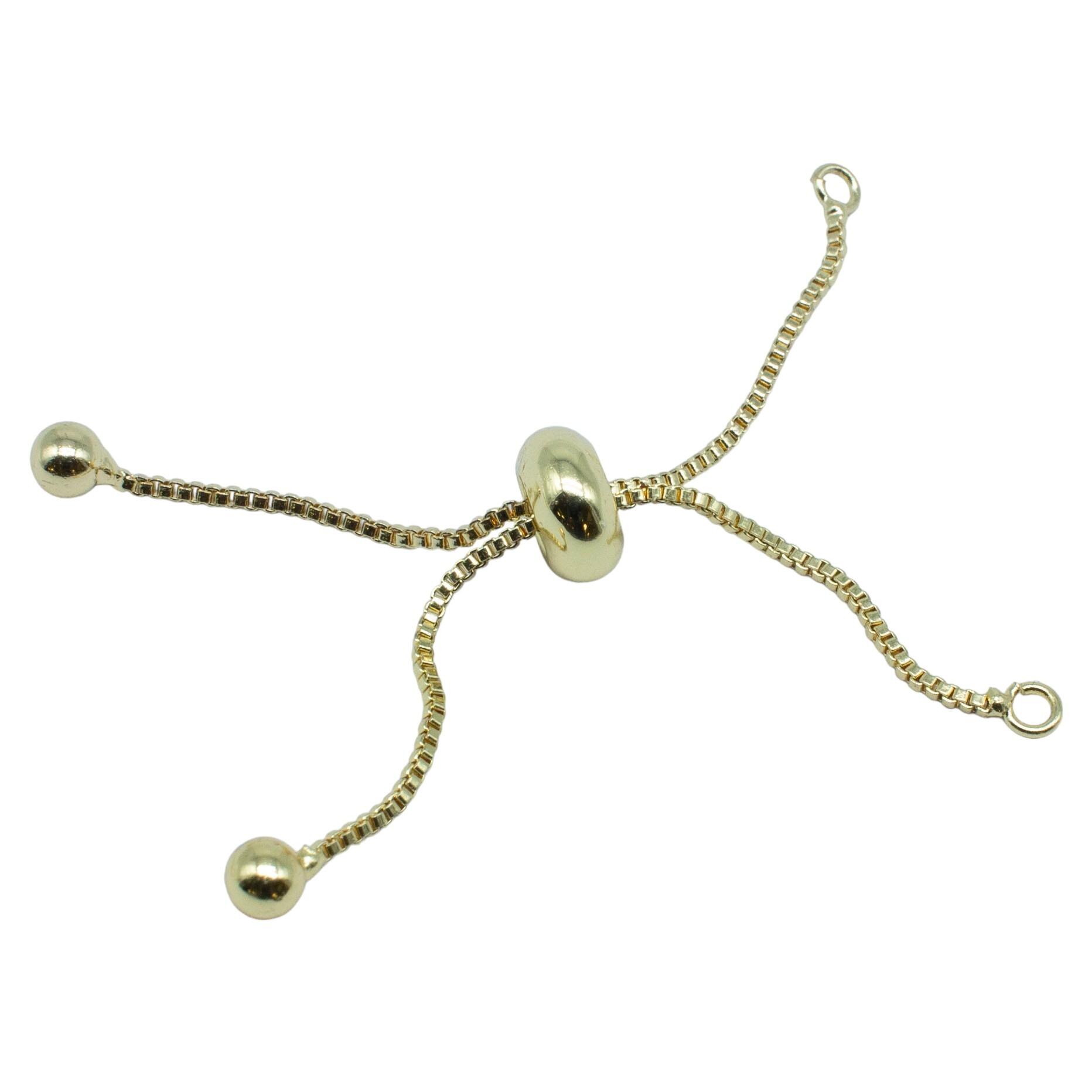 Adjustable Bracelet Chain - Gold 6cm