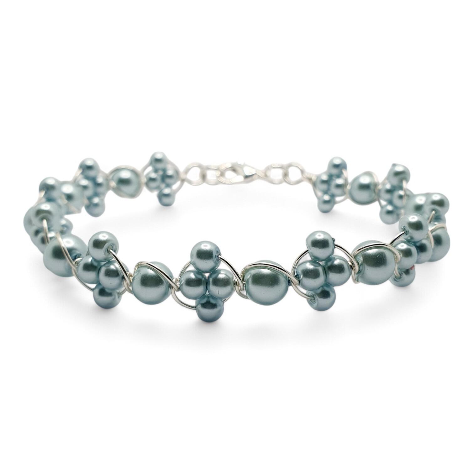 Estrid Pearl Bracelets - Powder Blue