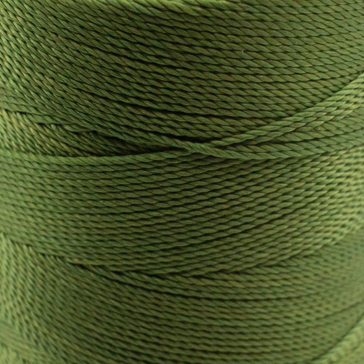 Micro Macrame Cord 12ply 0.4mm 6 metres - Olive