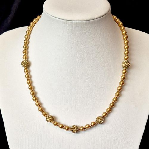 Shamballa Bead Necklace