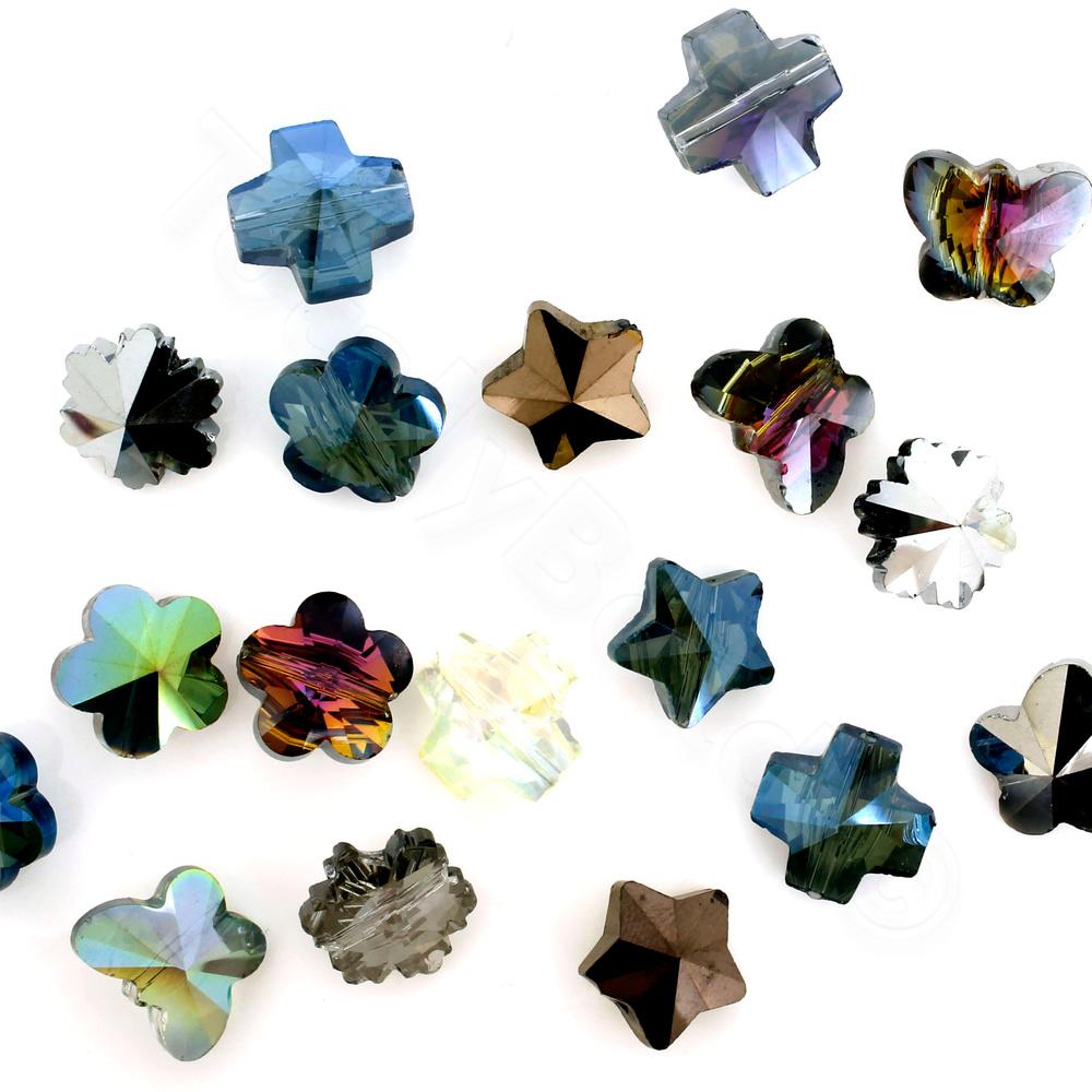 Crystal Shapes GRADE B Mixed 10 Pieces