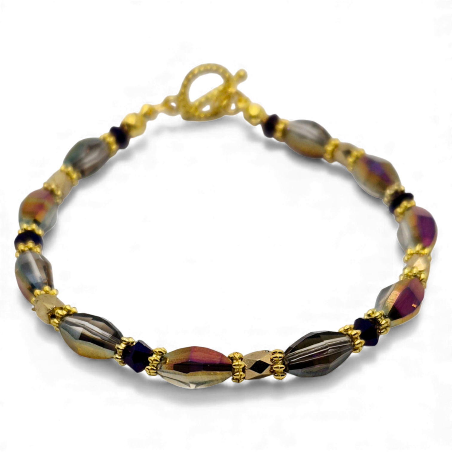 Addison Crystal Bracelets Makes 6 - Mystic Pink