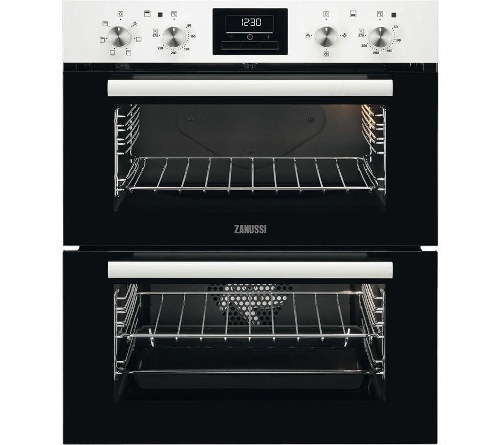 Zanussi ZOF35601WK Built Under Double Oven in white U46088