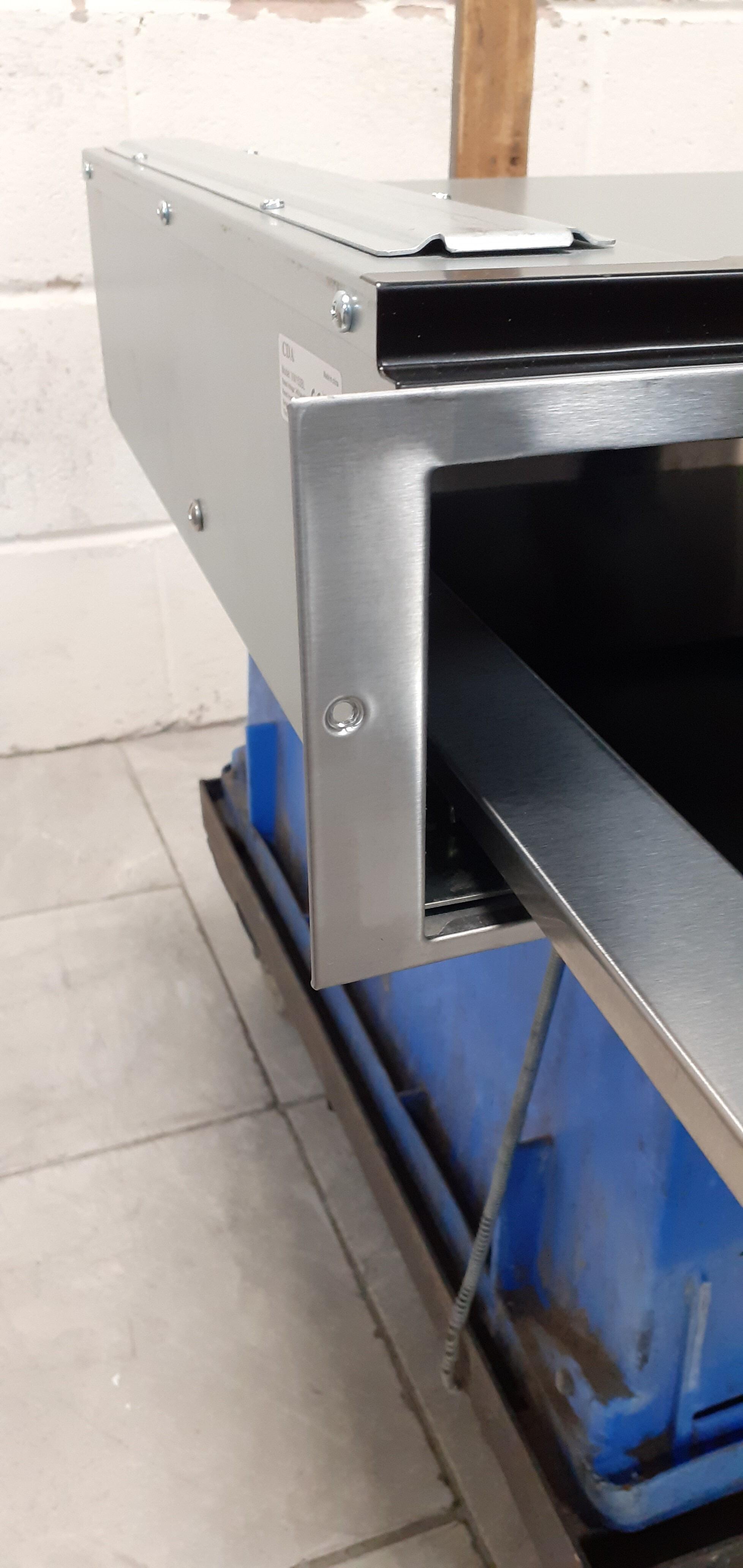 CDA VW153BL 14cm High Warming Drawer - Black A122475