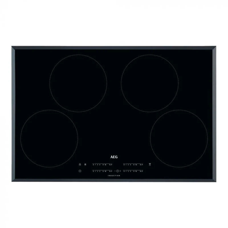 AEG IKB84401FB 80cm Induction Hob – Black Glass, Touch Controls A123300