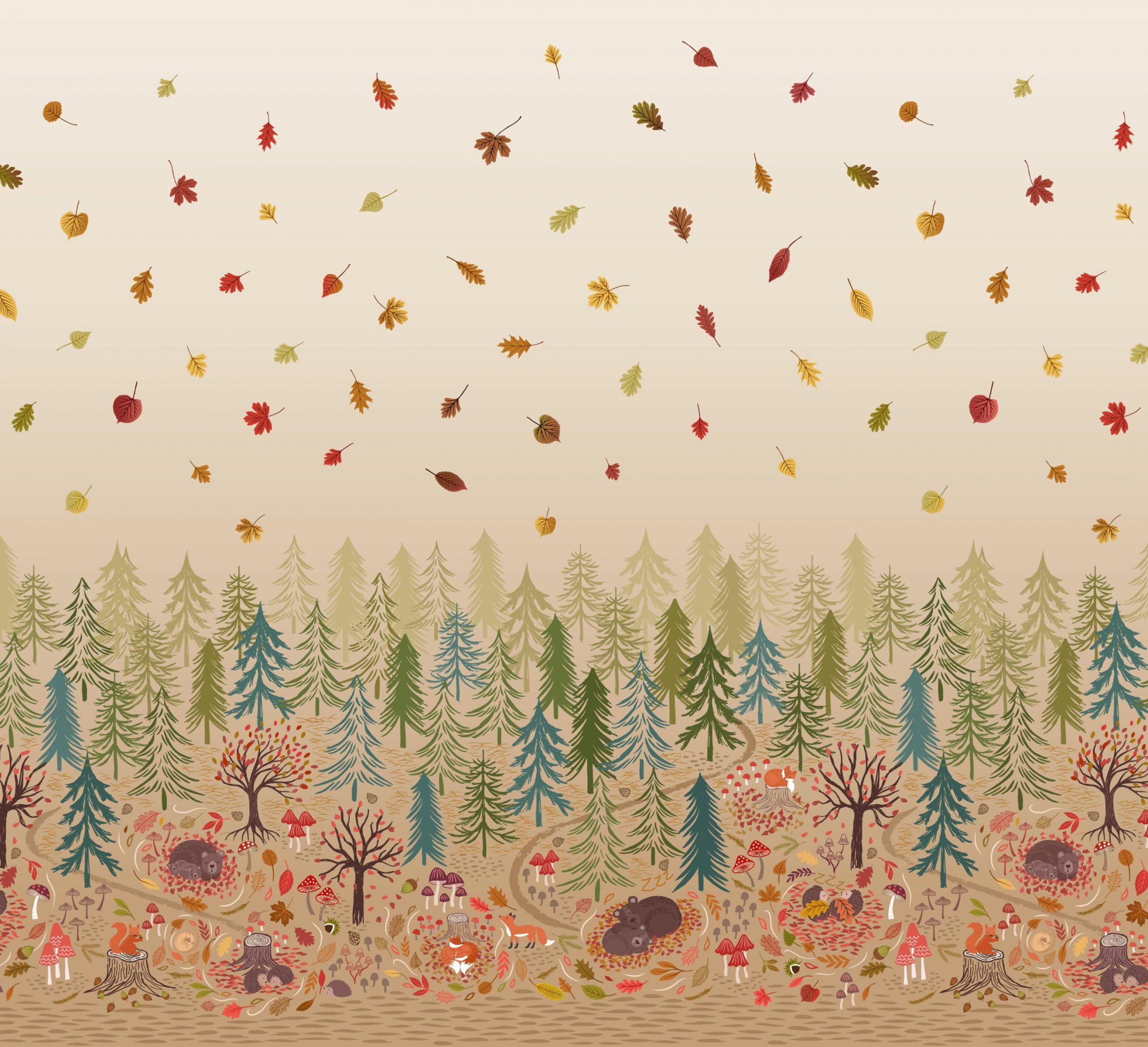 A Winter Nap - double edge border - A565